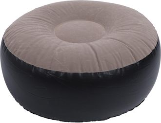 CHICIRIS Baxnore Aufblasbarer beflockter Hocker, Ultraleicht, tragbar, faltbar, runder Fu&szlig;hocker f&uuml;r Camping, Reisen, Wandern, Picknick, Strand, Outdoor-Aktivi