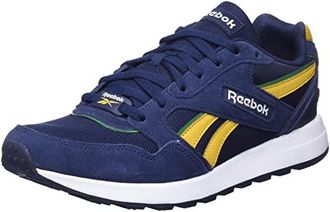 Reebok Homme GL1000 Baskets, Vector Navy/Bright Ochre/Glen Green, 40.5 EU