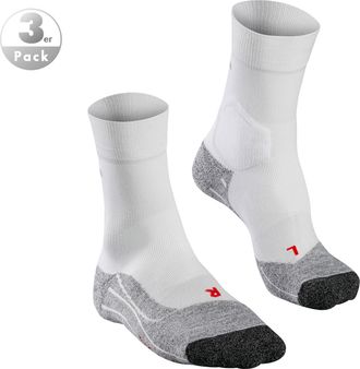 Falke Herren Socken wei&szlig; Mikrofaser/Funktion unifarben