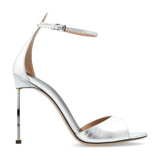 Tom Ford Laminated Printed Tejus Spire Ankle Strap Sandal - - Shoes - Damen - Grau - 37 EU