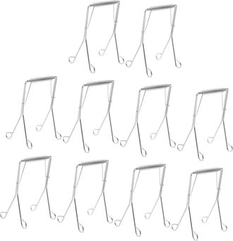 Aboofan 10stücke Rostfrei Edelstahl Zange Für Kochen Und Grillen Wiederverwendbare Greifer Für Küche Und Buffet Zum Servieren Von Speisen Und Salat