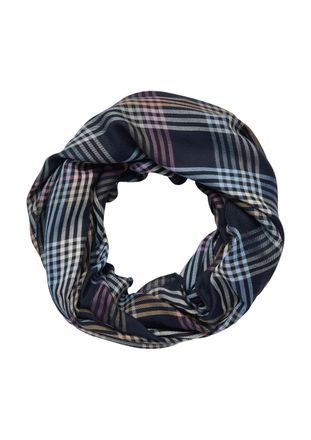 s.Oliver Weicher Loopschal aus Modalmix mit Karomuster