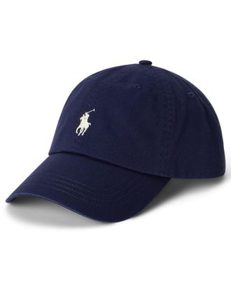 Ralph Lauren Cap aus Baumwoll-Twill mit Pony-Stickerei in