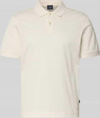 Joop Modern Fit Poloshirt mit Strukturmuster Modell Roberto