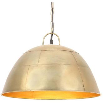 vidaXL H&auml;ngelampe Vintage Industriestil 25 w Messing Rund 41 cm E27 Vidaxl