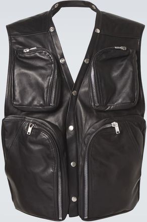 Rick Owens Veste sans manches en cuir