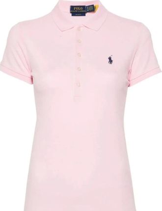 Ralph Lauren Femme, Tops, Rose, Taille: 40 FR Julie Slim Polo