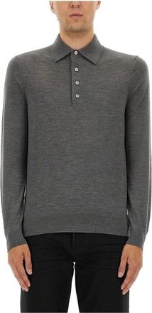 Tom Ford Homme, Tops, Gris, Taille: XL Polos