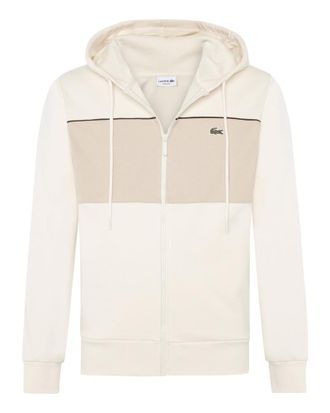 Lacoste Softer Hoodie mit Zip in Colorblock-Design in