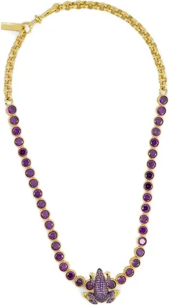 Begum Khan collier Frog - Violet