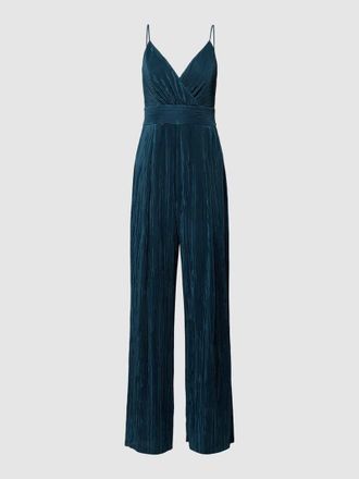 Jake*s Jumpsuit mit V-Ausschnitt