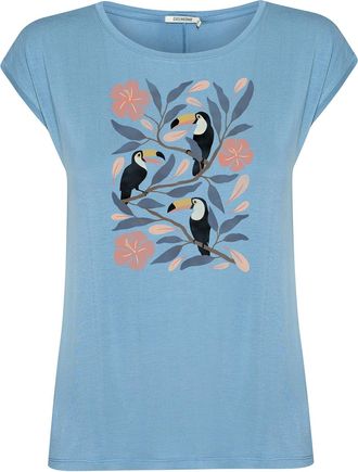 Greenbomb T-Shirt Timid Tucan Flower