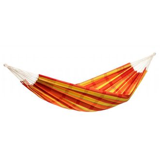 Amazonas Sandals XL H&auml;ngematte Barbados Papaya Tuchh&auml;ngematte Liegefl&auml;che ca. 230 x 150 cm