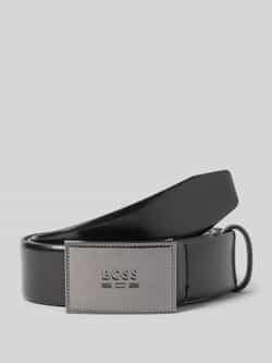 HUGO BOSS Lederg&uuml;rtel mit Pinschlie&szlig;e Modell JINKO_SZ35