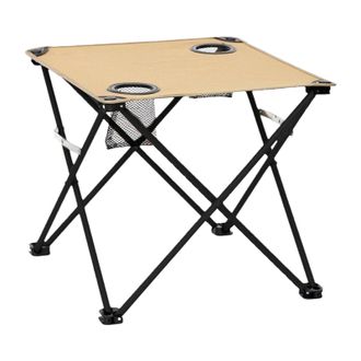 Generico Camping-Klapptisch, wasserdicht, mit 2 Getr&auml;nkehaltern f&uuml;r, Picknick, Outdoor, Garten, Rasen, Terrasse