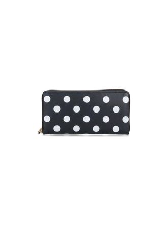Comme Des Gar&ccedil;ons Polka Dot Zip Wallet
