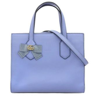 Gucci Pre-owned Leder Handtaschen - - Pre-owned - Damen - Blau - ONE SIZE