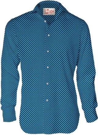 MC2 Saint Barth Homme, Chemises, Bleu, Taille: L Casual Chemises
