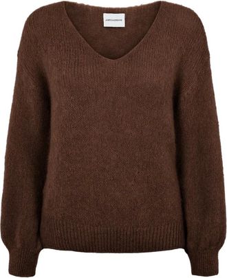 Americandreams Americandreams, Femme, Pulls, Brun, Taille: 42 FR Milana LS Mohair Knit