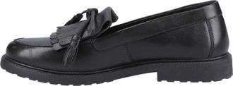 Hush Puppies Damen Verity Kiltie Loafer, Schwarz, 41 EU