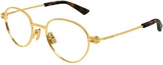 Bottega Veneta unisex, Accessoires, Jaune, Taille: 50 MM Pantos Optical Frame