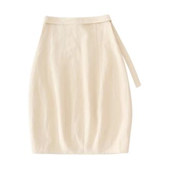 STUDIO NICHOLSON Femme, Jupes, Beige, Taille: 36 FR Orcha Belt Wrap Skirt