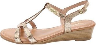 Les Tropeziennes LES TROPEZIENNES PAR M. BELARBI HACTRESS Chaussures Ville Sandale Talon Inf 5Cm, Or Craquele