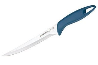 Tescoma Ausbeinmesser PRESTO 12 cm, Silber/Blau