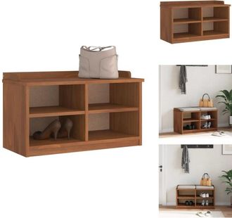 vidaXL Flurbank sandnes 87x40x50 cm Massivholz Kiefer - Flurbank - Flurbänke - Bank - Sitzbank