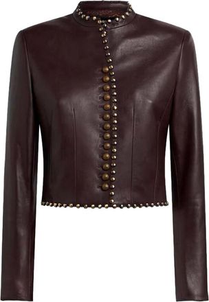 Etro Blouson En Cuir - Multicolore