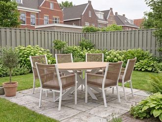 Manifesto Furniture Manifesto Rivola/Fidenza 220cm dining tuinset 7-delig