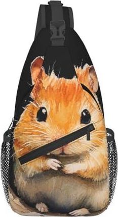 Generic Sac &agrave; bandouli&egrave;re avec trous darbre et taupes - Sac &agrave; bandouli&egrave;re de voyage pour homme - Sac &agrave; dos de randonn&eacute;e