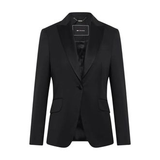 Kiton Seidenrevers Woll-Smokingjacke - - Jackets - Damen - Schwarzk - S