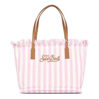 MC2 Saint Barth Femme, Sacs, Rose, Taille: ONE Size City Bag Mid Fringe