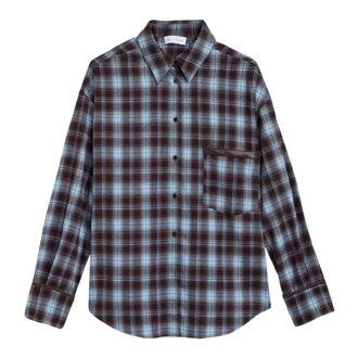 Weili Zheng Femme, Blouses et Chemises, Multicolore, Taille: 42 FR Camicia in cotone a quadri