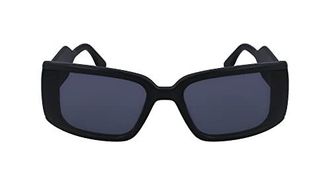 Karl Lagerfeld Karl Lagerfeld Unisex Adult Sunglasses KL6106S - Matte Black with Solid Grey Lens