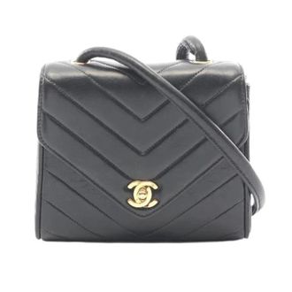 Chanel Pre-owned V Stitch Lambskin Schultertasche - - Pre-owned - Damen - Schwarzk - ONE SIZE