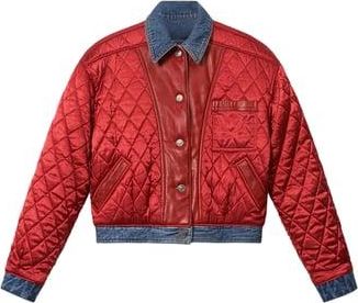 Isabel Marant Veste Devyna en satin matelass&eacute;