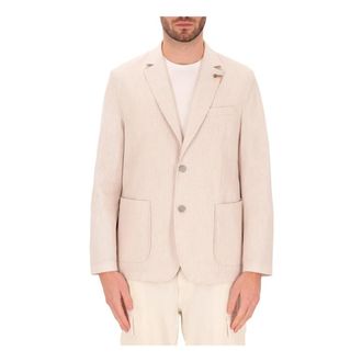 Distretto12 Einknopf-Sakko - - Jackets - Herren - Beige - L