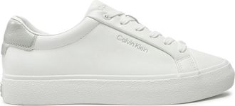 Calvin Klein Sneakers Calvin Klein Vulc Lace Up Texture Fox - Lth HW0HW02439 Weiß