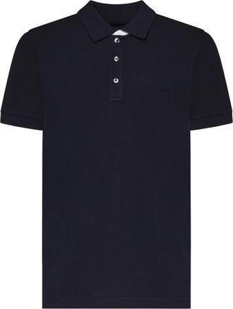 Fay Homme, Tops, Noir, Taille: XL Polo en Piqu&eacute; Stretch