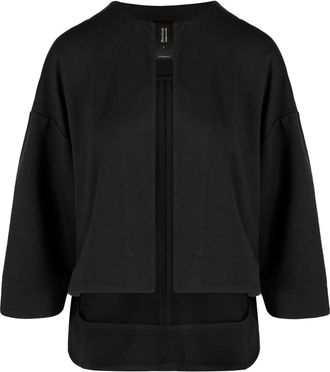 Bomboogie Femme, Vestes, Noir, Taille: 40 FR Veste courte en jersey fluide