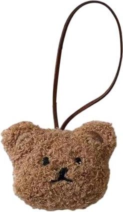 Generic Porte-clés en peluche - Pendentifs mignons en peluche de dessin animé - pendentif pour sac décole, décoration détiquette de sac à dos anti-perte, orne