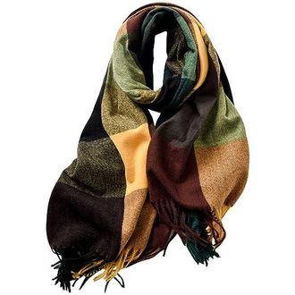 Generic Produits Catégorie Scarf - Écharpe longue à carreaux chaude et élégante pour femme couvre-épaule tartan oversized accessoire hivernal et automnal styl