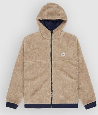 DC Coldstag Sherpa Reversible Fleecejacke oatmeal