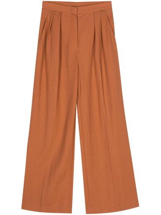Harris Wharf London Palazzohose mit hohem Bund - Orange