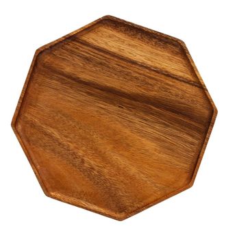 Valiclud Obsttablett Holz Tablett Charcuterie Bord Kaffee Tabelle Platter Käse Lagerung Platte Gericht für Kaffee Tisch Obst Kuchen Brot Snack (25X25x2cm) Dess