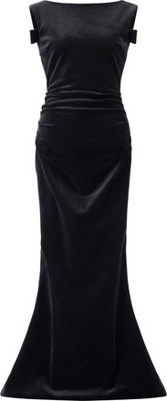 La Petite Robe Di Chiara Boni Langes Samtabendkleid Nima