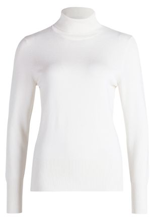 Betty Barclay Damen Rollkragenpullover Langarm Rohweiß,44