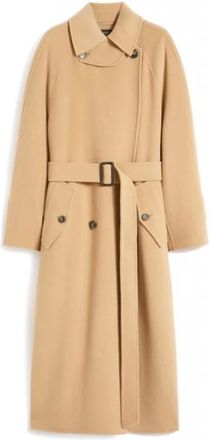 Max Mara Femme, Manteaux, Beige, Taille: 40 FR Cadine Coat